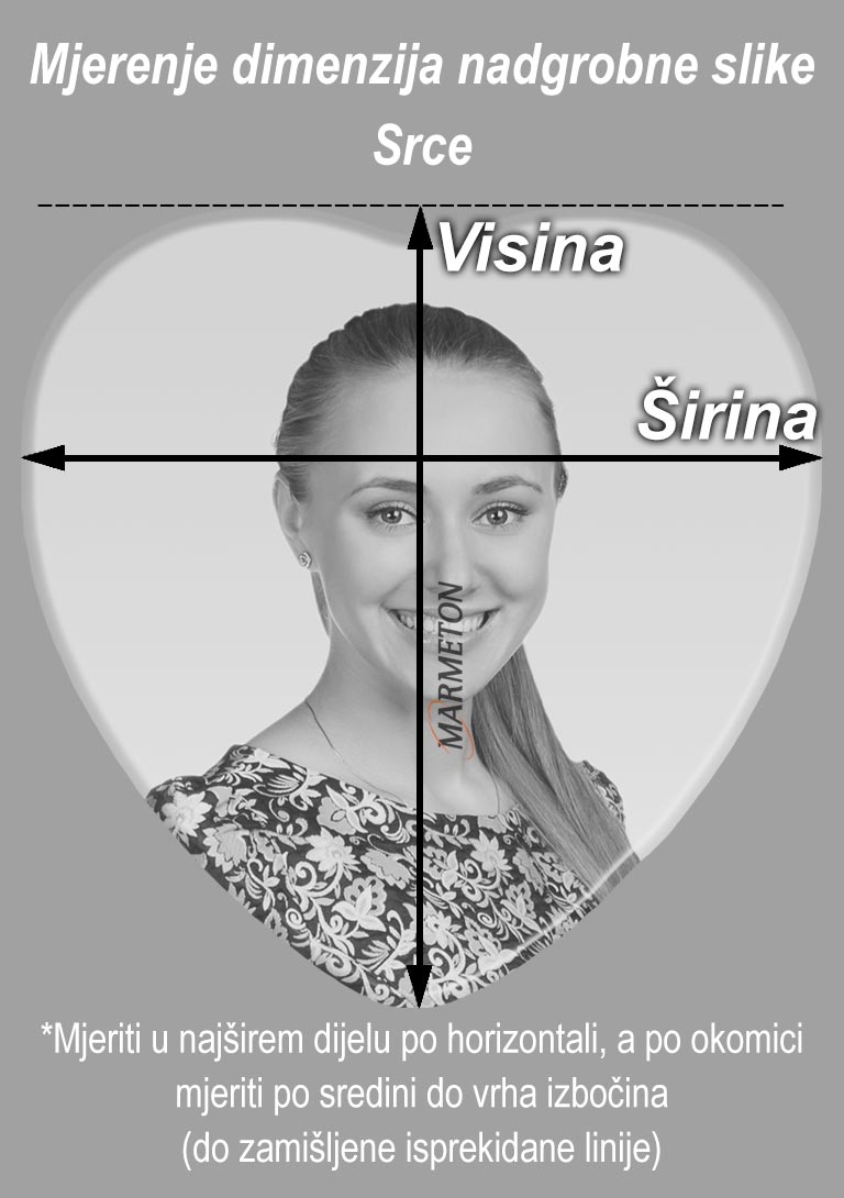 Srce - slike za nadgrobne spomenike | Marmeton.hr